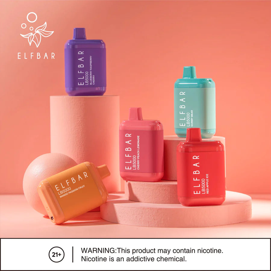 ENERGY ELFBAR LB5000- 5000 PUFFS DISPOSABLE POD DEVICE 650MAH | 5% NIC – Vape Sum More